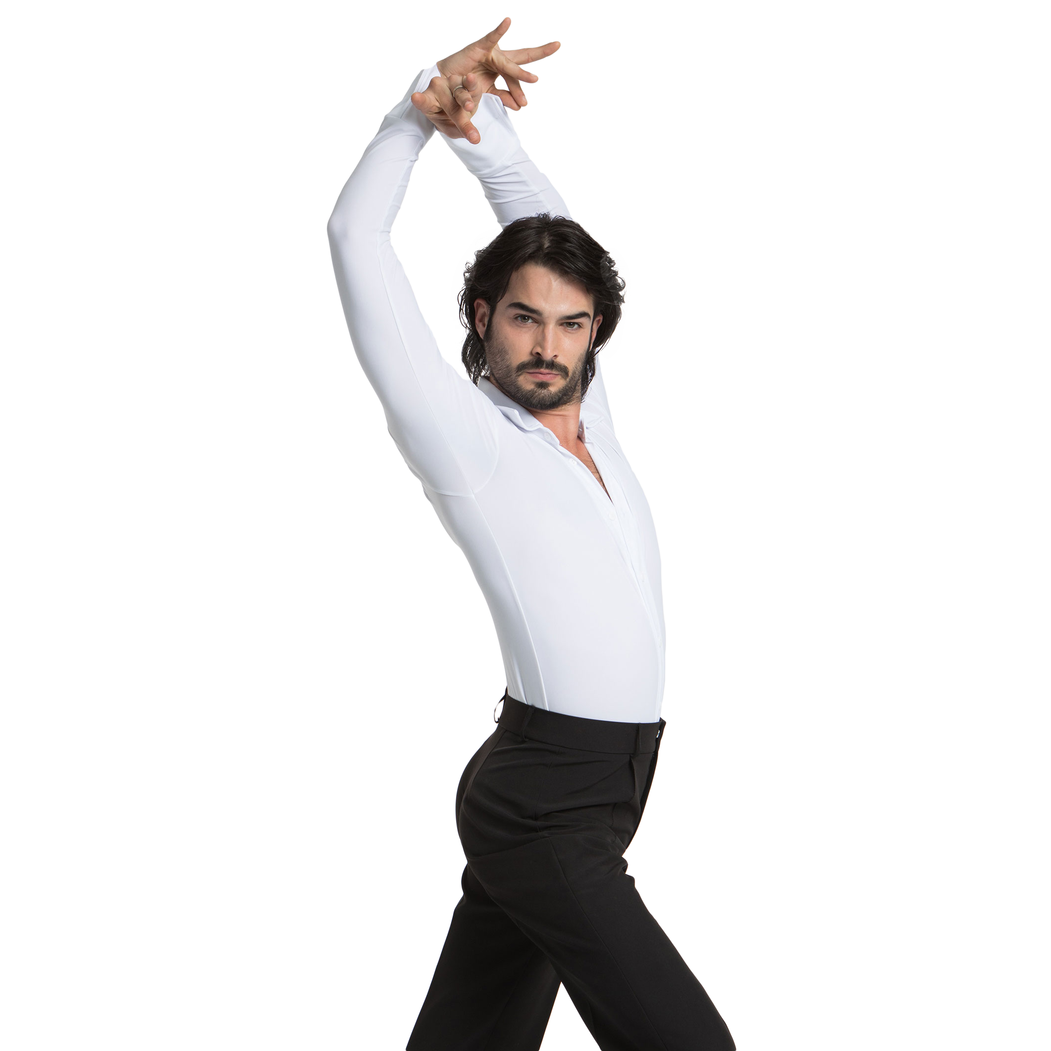 Intermezzo 31077 ⬝ White • Hemdbody Herren, Weiß • Hacke & Spitze