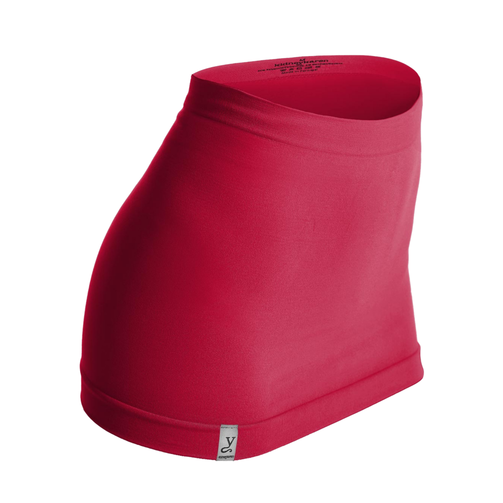 Kidneykaren Basic Tube ⬝ Ruby Red • Taillenwärmer, Feuerrot • Hacke ...